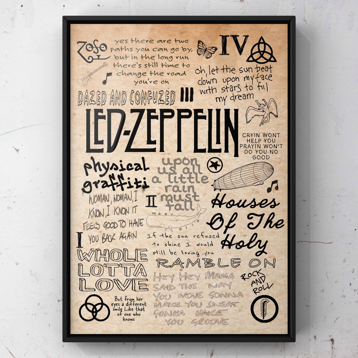 Led Zeppelin (Vintage) – Wes Doodle