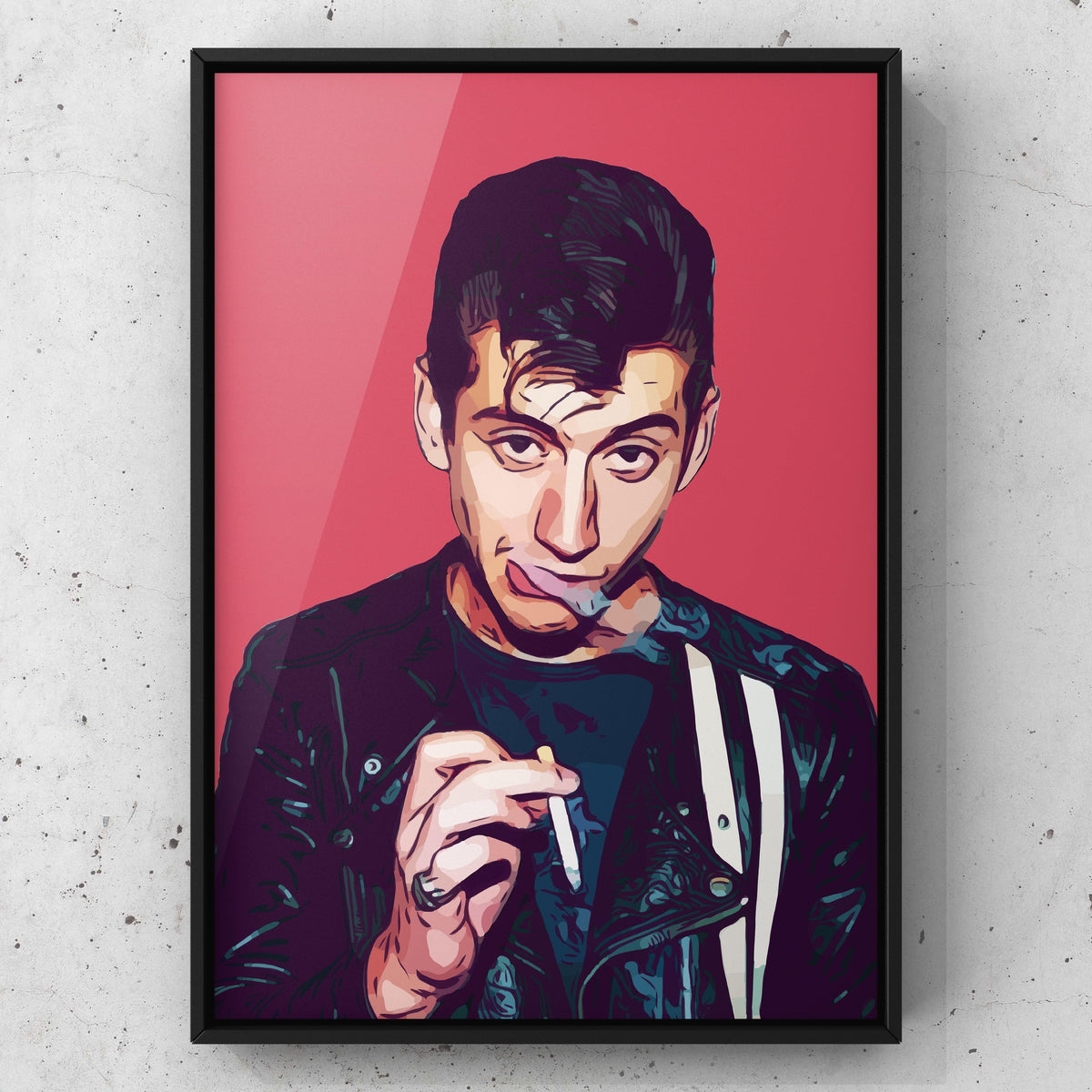 Alex Turner Print – Wes Doodle